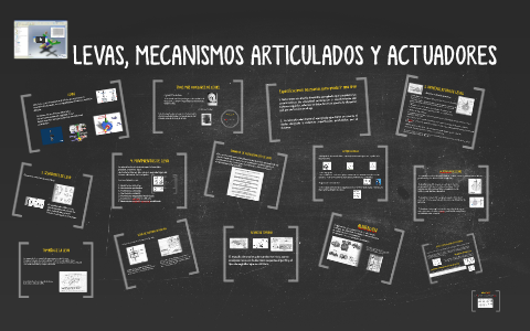LEVAS, MECANISMOS ARTICULADOS Y ACTUADORES by on Prezi