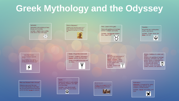 Greek Mythology and the Odyssey by Jessica Almaguer on Prezi