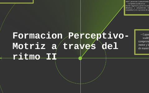 Formacion Perceptivo-Motriz a traves del ritmo II by eduardo gutierrez ...