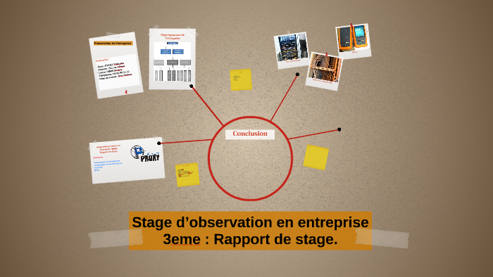 Stage d’observation en entreprise 3eme : Rapport de stage. by Paul ...
