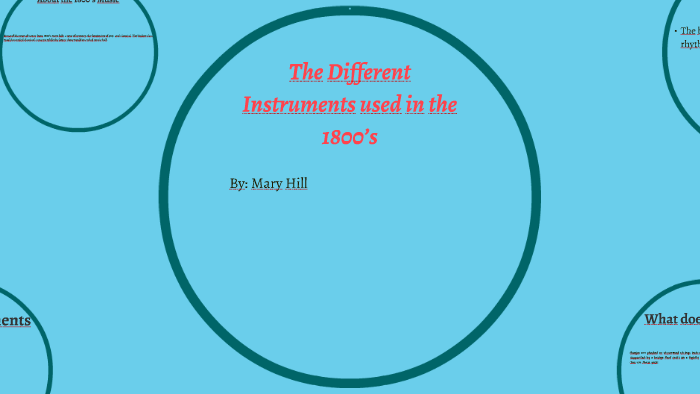 The Different Instruments used in the 1800’s by mary hill on Prezi