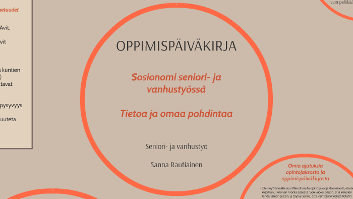 OPPIMISPÄIVÄKIRJA by Sanna Rautiainen on Prezi