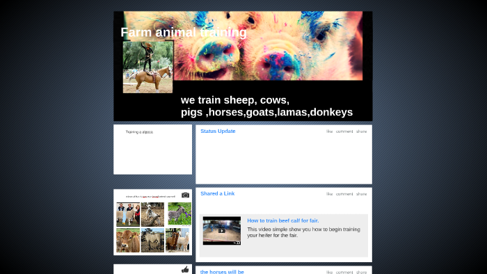 Farm animal training by madison molitor on Prezi