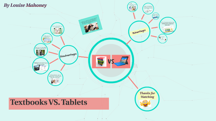 Textbook VS. Tablets by LOUISE MAHONEY