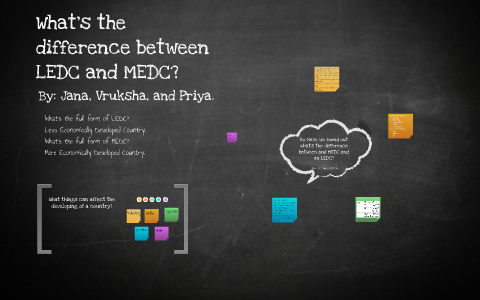 What's the difference between LEDC and MEDC? by jana wazne on Prezi