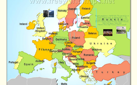 Map of Europe by H Zubair on Prezi