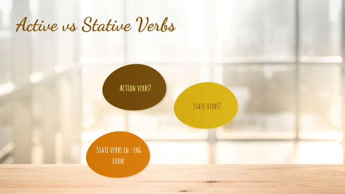 Active vs Stative Verbs by Annie Paulin on Prezi