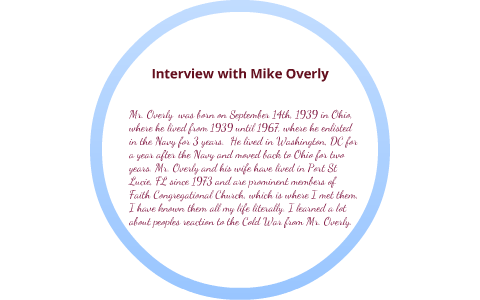 interview with Mr. Overly on cold war. by ariel scott on Prezi