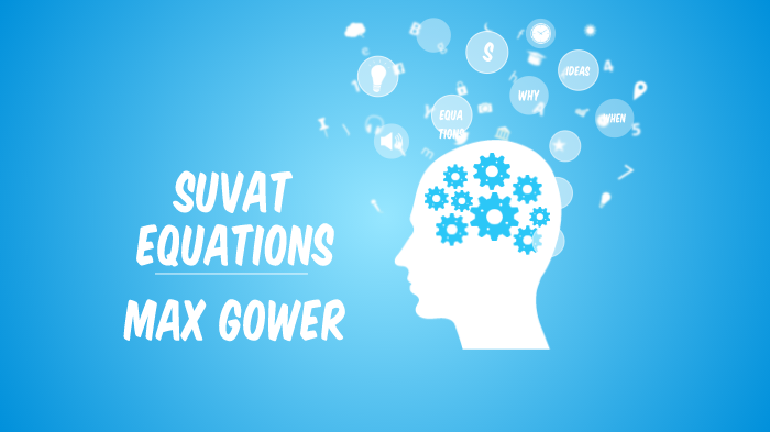 SUVAT Equations by Max Gower on Prezi