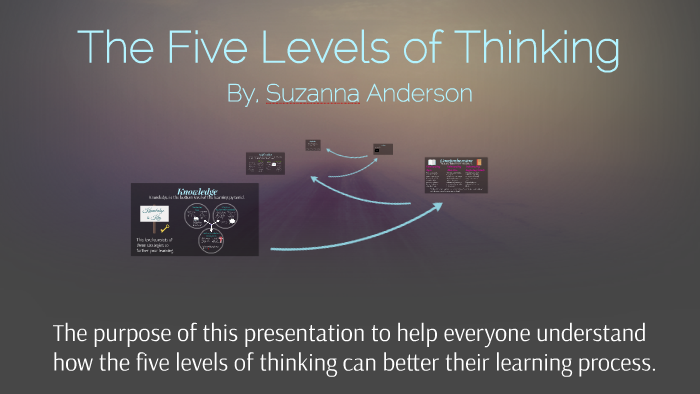 The Five Levels of Thinking by Suzanna Anderson on Prezi