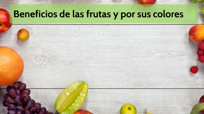 Las Frutas y sus colores by Rebeca Faerron Villachica on Prezi