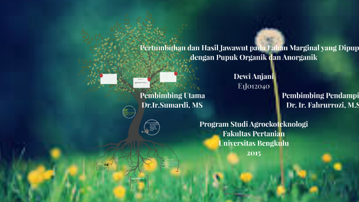 Pertumbuhan dan Hasil Jawawut pada Lahan Marginal yang Dipup by Dewi ...