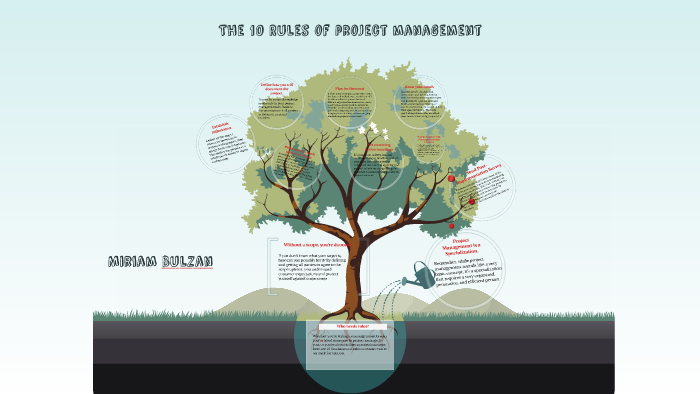 The 10 Rules of project management by Miriam Bulzan on Prezi