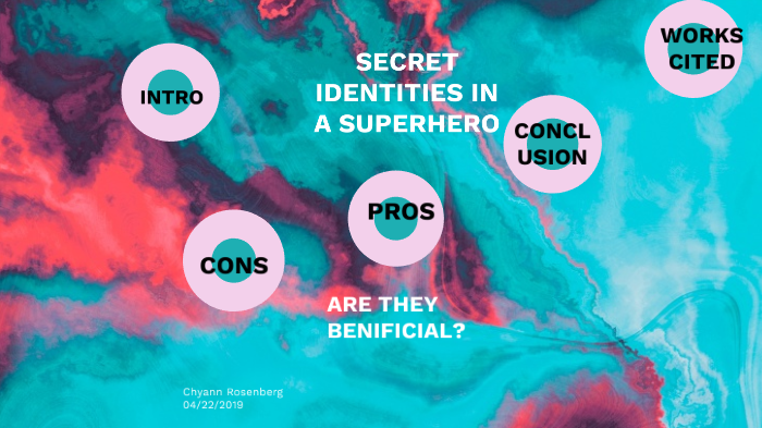 Secret Identities in a Superhero; Are they beneficial? by CHYANN ...
