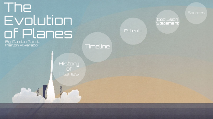 The evolution of planes by Damian Garcia on Prezi