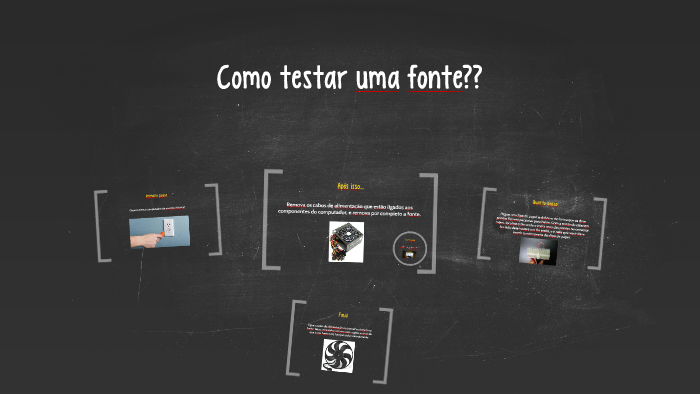 Como testar uma fonte?? by Bibiana Ataídes on Prezi