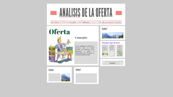 ANALISIS DE LA OFERTA by ruben granillo on Prezi