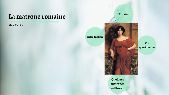 La matrone romaine by Pacchieri Marie