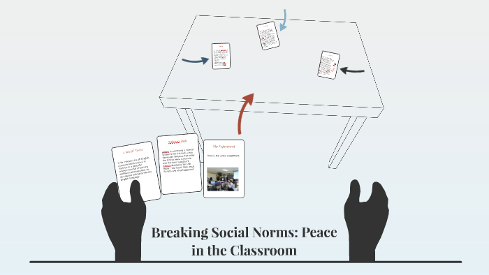Breaking Social Norms: Peace in the Classroom by Terrence Pearson on Prezi