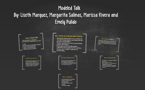 Modeled Talk by Marissa Rivera on Prezi