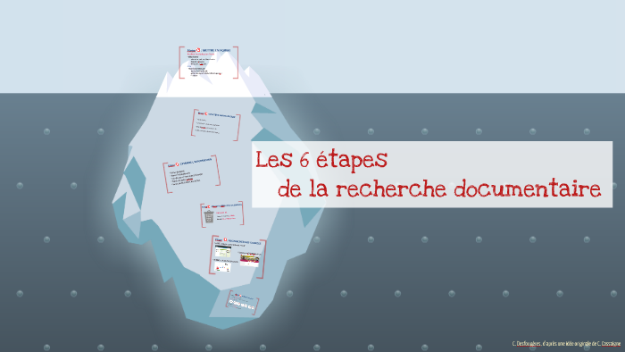 Les 6 étapes de la recherche documentaire by CDI LYCEE CARNOT - PARIS ...