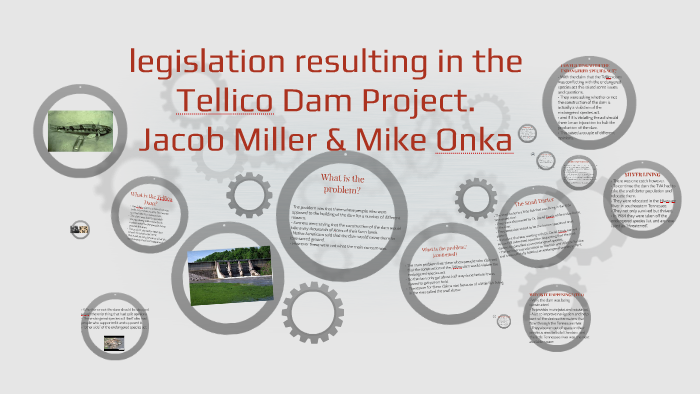 legislation resulting in the Tellico Dam Project. by Jacob Miller on Prezi