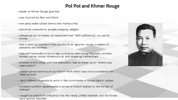 Polt Pot and Khmer Rouge by L W on Prezi