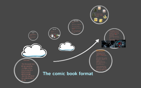 The comic book format by Katie Colborne