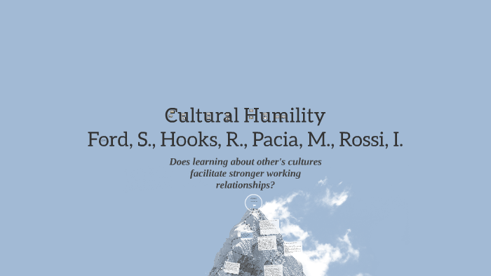 Cultural Humility by Rochelle Hooks on Prezi