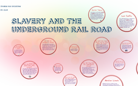 SLAVERY AND THE UNDERGROUND RAIL ROAD by rain he on Prezi