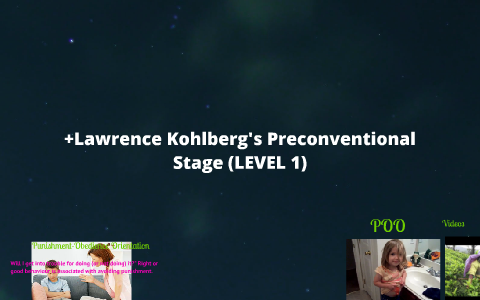 +Lawrence Kohlberg's Preconventional Stage (LEVEL 1) by April May ...