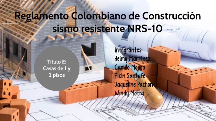 NRS-10 TITULO E CASAS DE UNO Y DOS PISOS by Windy Jholany Motta Herrera ...