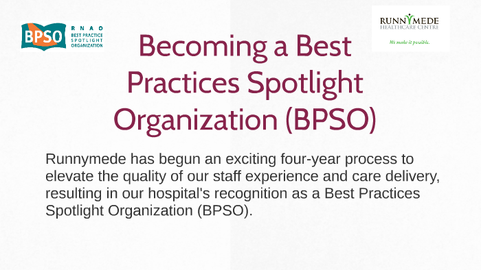 Becoming a Best Practices Spotlight Organization (BPSO) by RHC ...