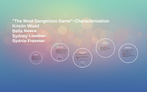 "The Most Dangerous Game"~Characterization by Sydnie Freemer on Prezi