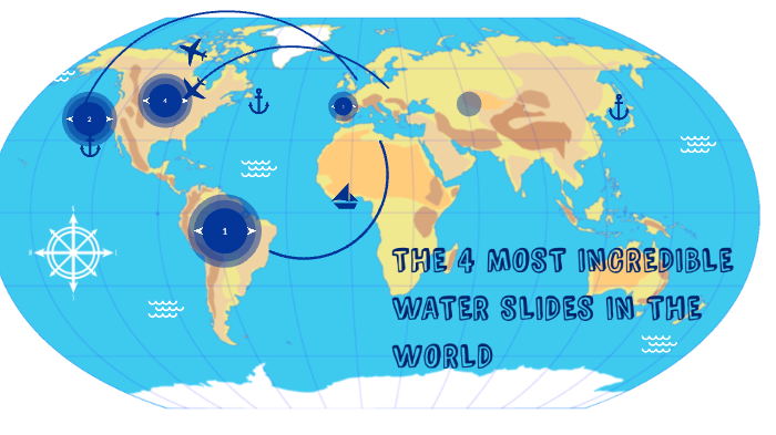 THE 4 MOST INCREDIBLE WATER SLIDES IN THE WORLD by Cecilia Rodríguez on ...