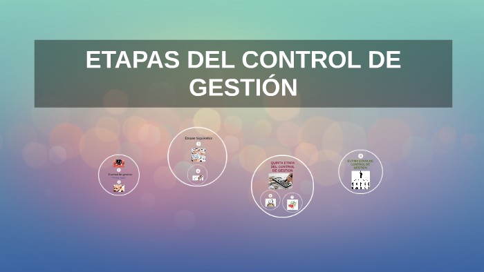 ETAPAS DEL CONTROL DE GESTIÓN by Daniela Sevilla on Prezi