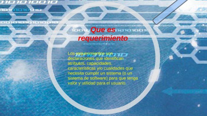 Que es requerimiento by Martin Cadena Navarro on Prezi