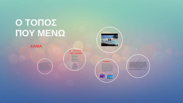 Ο τοπος που μενω by Giorgos Galanis on Prezi
