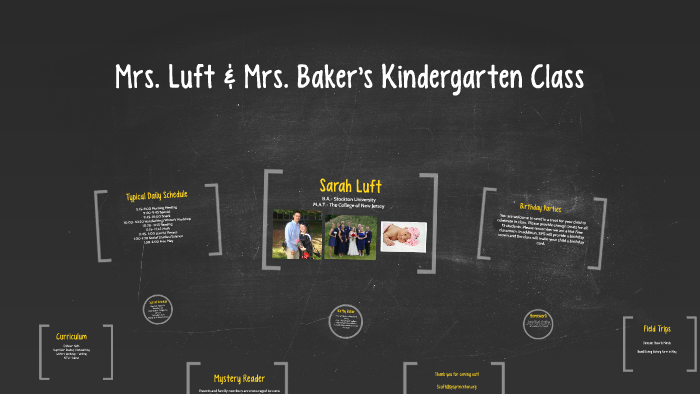 Mrs. Luft & Mrs. Baker's Kindergarten Class by Sarah Markman on Prezi