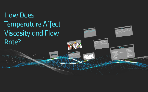 How Does Temperature Affect Viscosity and Flow Rate? by Olivia ...