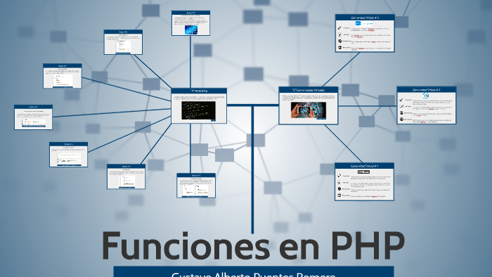 Funciones en PHP by Gustavo Alberto Puentes Romero on Prezi