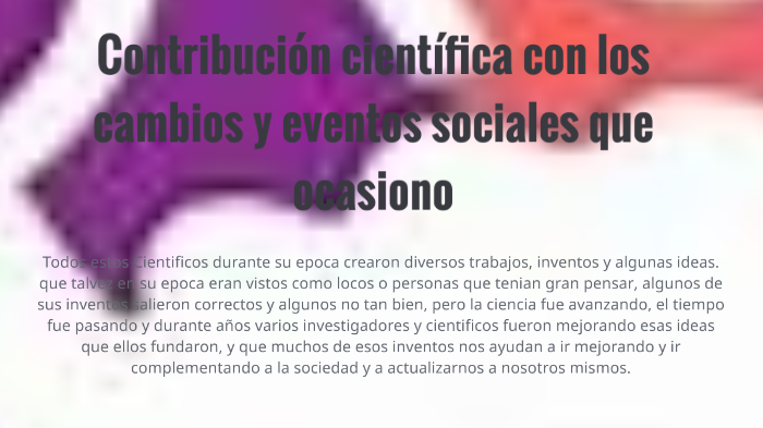 Ciencia en el tiempo by Loida Noemi Escobar Ramirez on Prezi