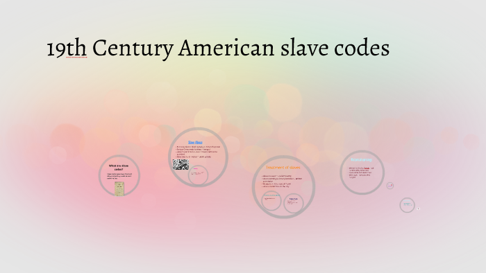 19th Century American slave codes by rachel tucker on Prezi