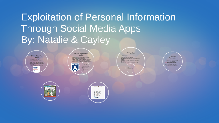 Exploitation of Personal Information Through Social Media Ap by Natalie ...