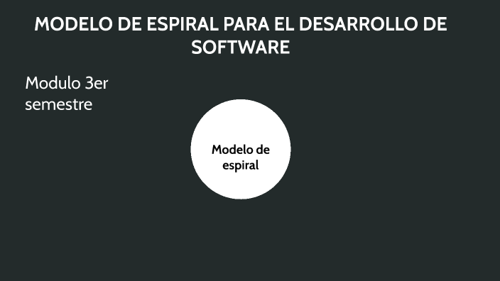 MODELO DE ESPIRAL PARA EL DESARROLLO DE SOFTWARE by Edwin Giovanni ...