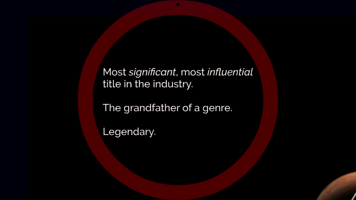 Most significant, most influential title in the industry. by Josh van ...