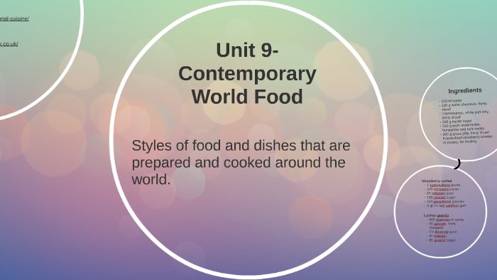 Unit 9- Contemporary World Food by jessie leesley on Prezi