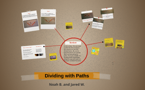 Dividing with Paths by Noah B.