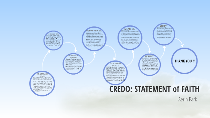 CP 11 CREDO - STATEMENT of FAITH by Aerin Rachel on Prezi