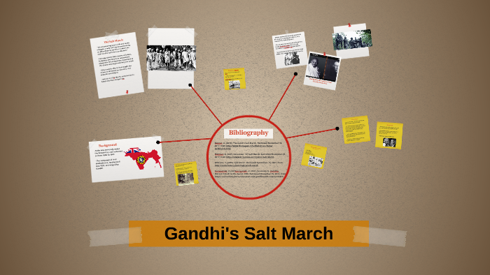 Gandhi's Salt March by Nabeela Syeda on Prezi